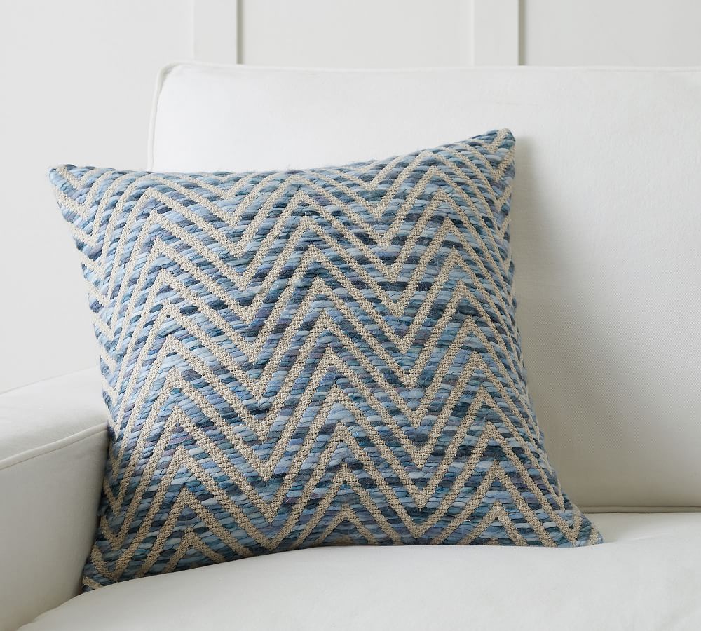 Pottery Barn Blue Pillows