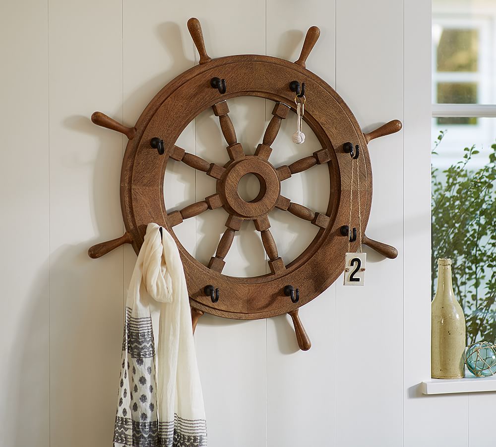 Ship Wheel Hooks | Pottery Barn