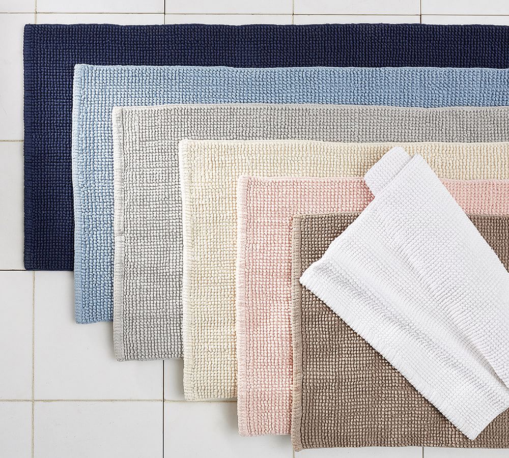 Textured Organic Bath Mat | Pottery Barn