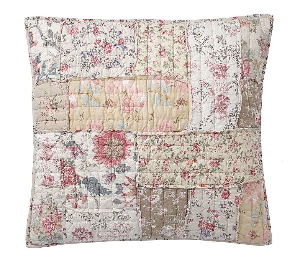 Madelyn Reversible Floral Patchwork Sham | Pottery Barn