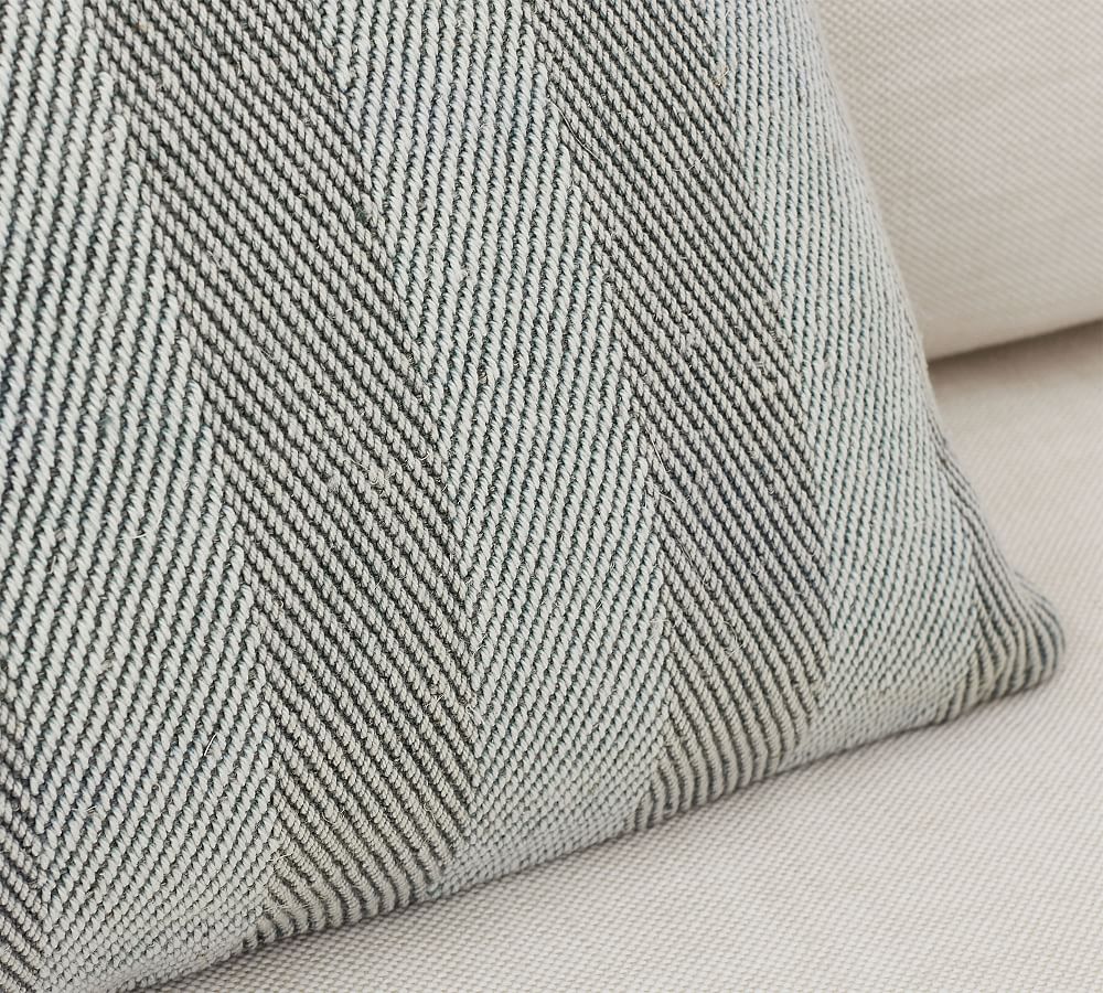 Priela Striped Lumbar Throw Pillow Cover | Pottery Barn