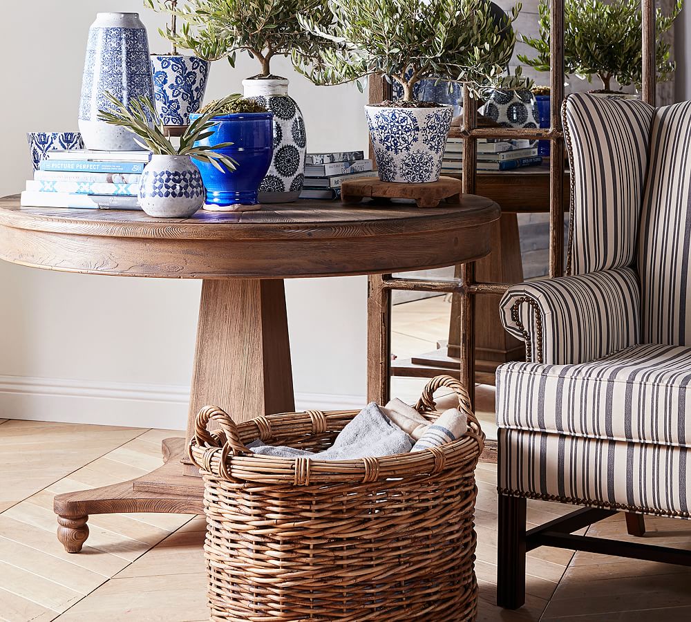 Chelsea Large Oval Storage Basket | Pottery Barn