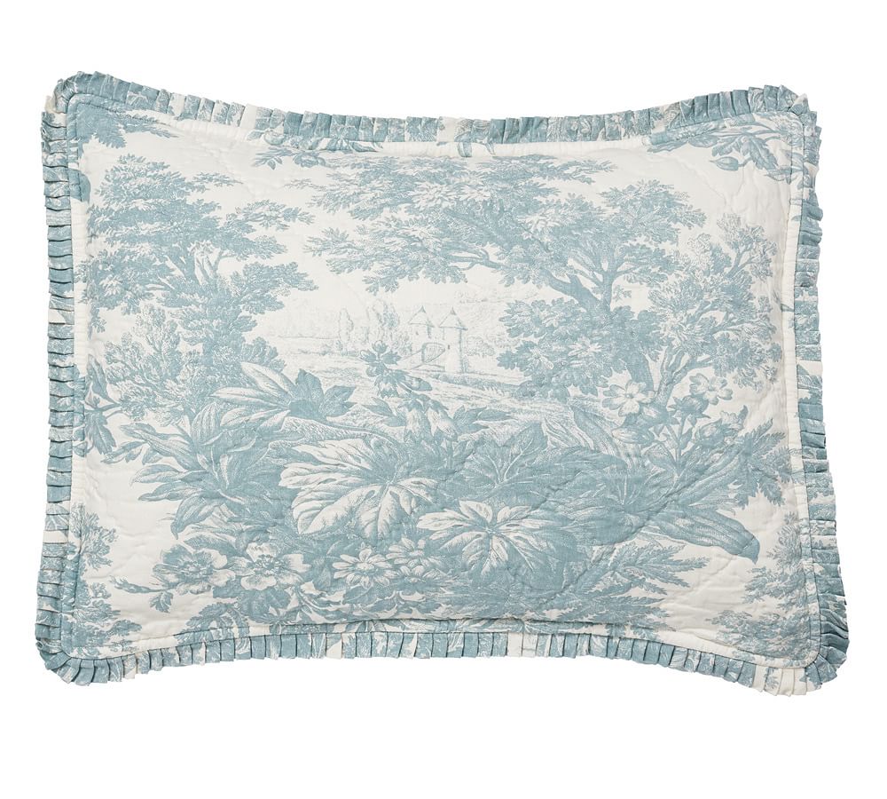 Matine Toile Quilt & Shams | Pottery Barn