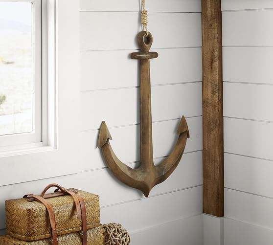Wooden Anchor Wall Art | Pottery Barn