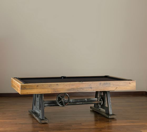 Da Vinci Reclaimed Wood Pool Table | Pottery Barn