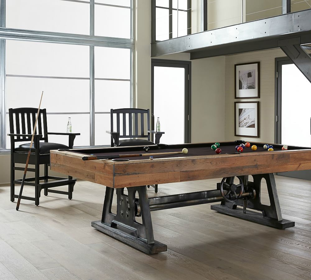 Da Vinci Reclaimed Wood Pool Table | Pottery Barn