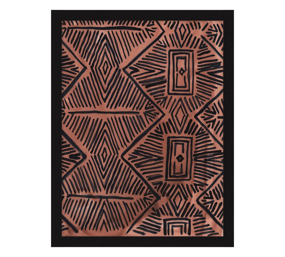 Tribal Tiles Paper Print | Pottery Barn