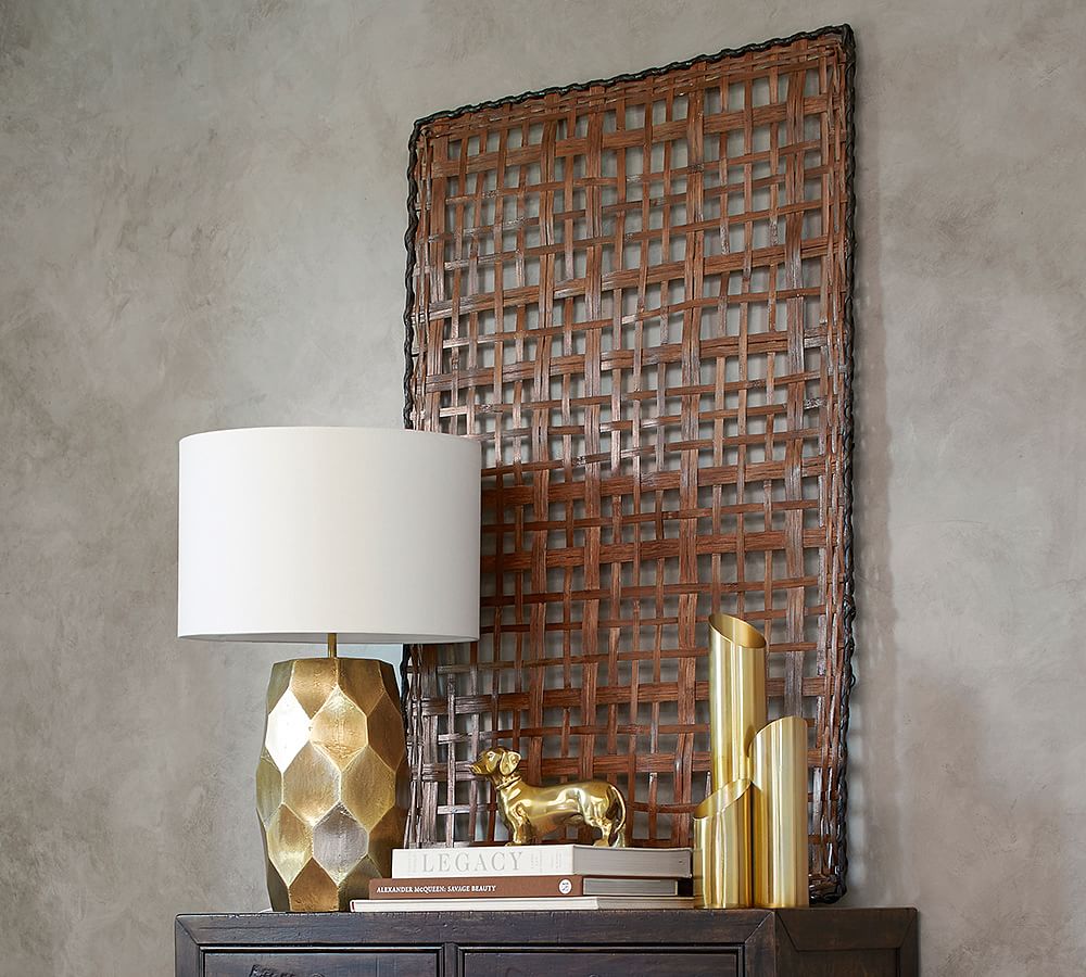 Woven Bamboo Panel | Wall Decor | Pottery Barn