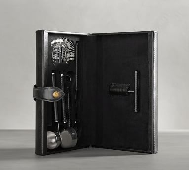 Saddle Noir Bar Tool Set | Pottery Barn