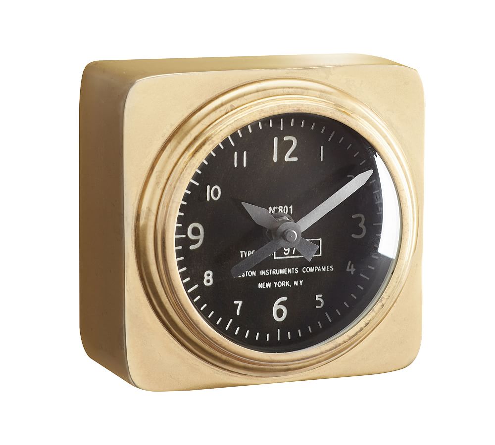 Aviator Table Clock | Decorative Clock | Pottery Barn