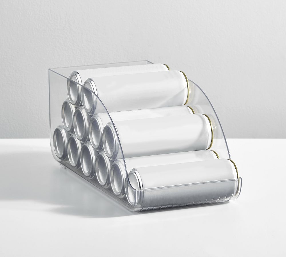 Clear Plastic Storage Bottle & Can Bin Sets | Pottery Barn