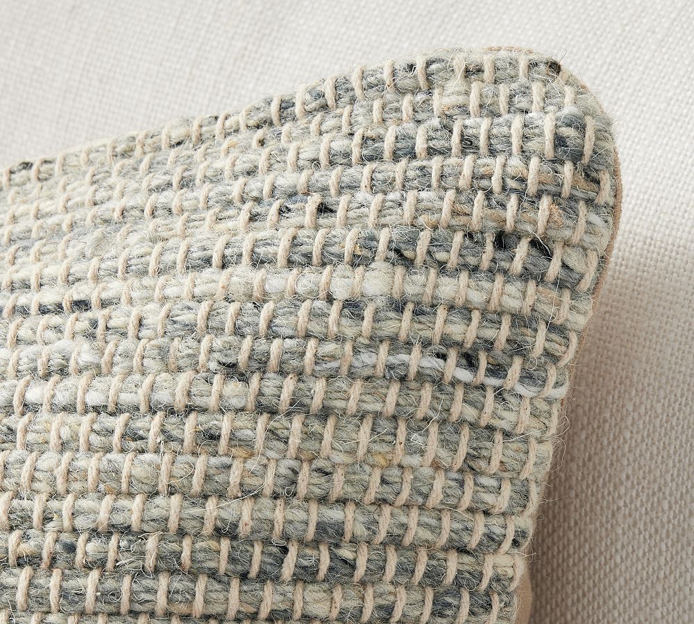 Handwoven Textured Throw Pillow | Pottery Barn