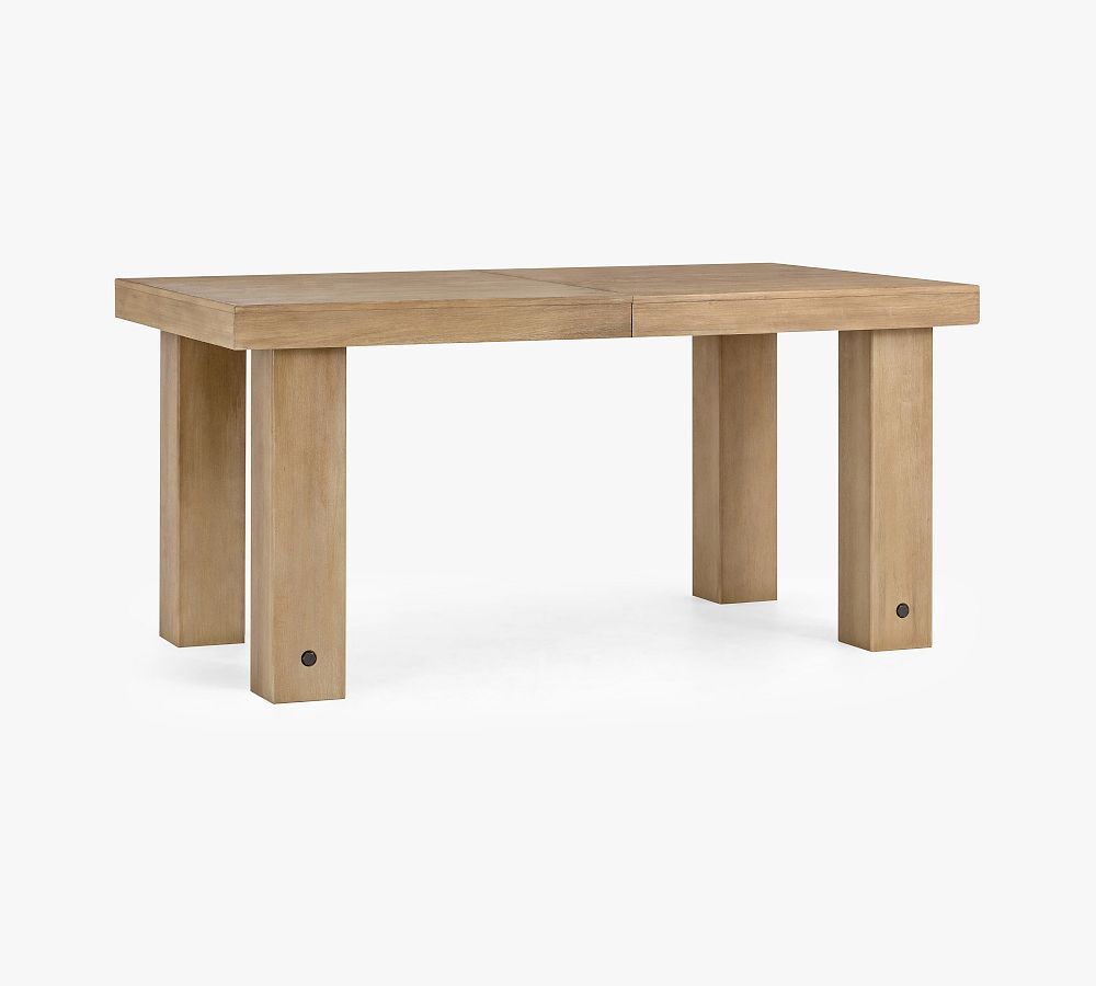 Benchwright Straight Leg Extending Counter Height Table | Pottery Barn