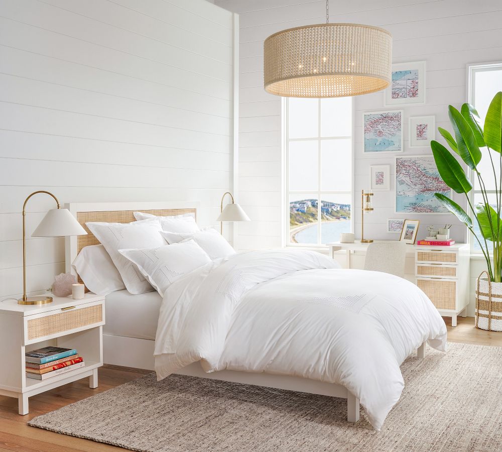 Westly Cane Writing Desk | Pottery Barn