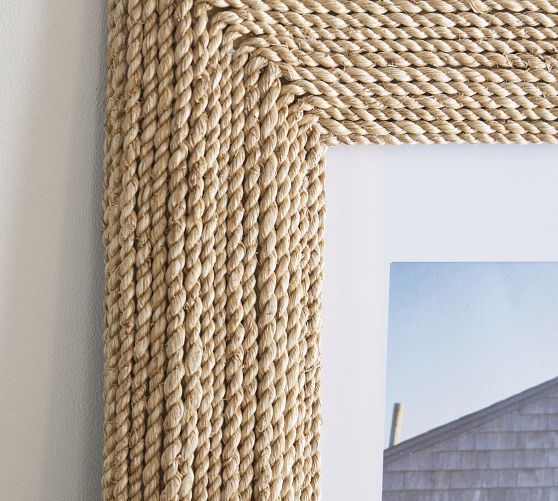 Abaca Rope Woven Frame | Pottery Barn