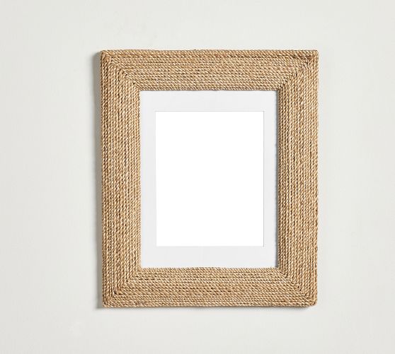 Abaca Rope Woven Frame | Pottery Barn
