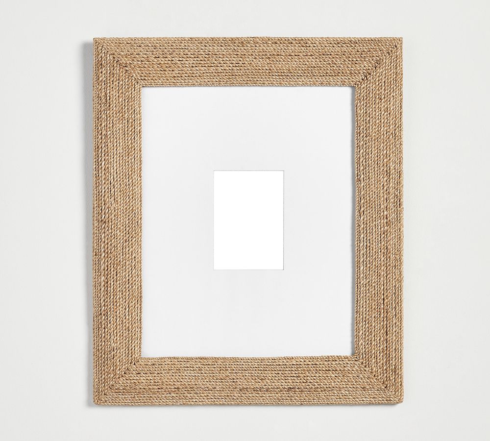 Abaca Rope Woven Frame | Pottery Barn