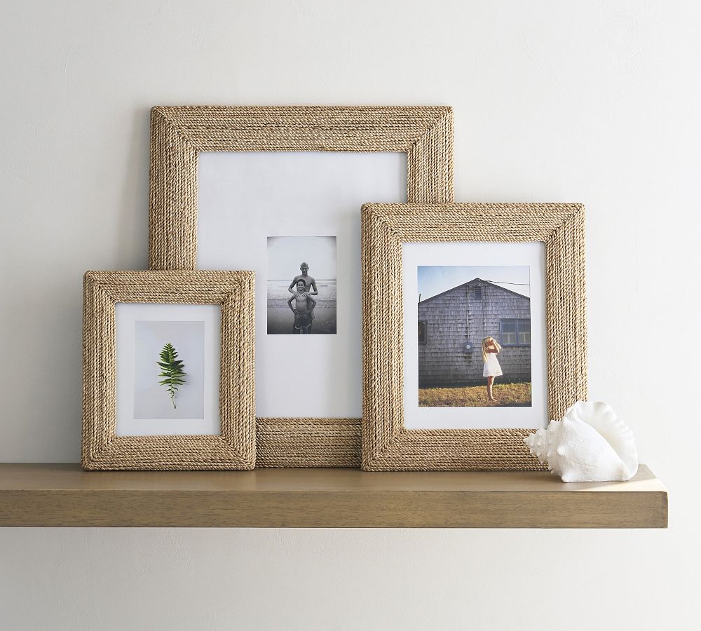 Abaca Rope Woven Frame | Pottery Barn