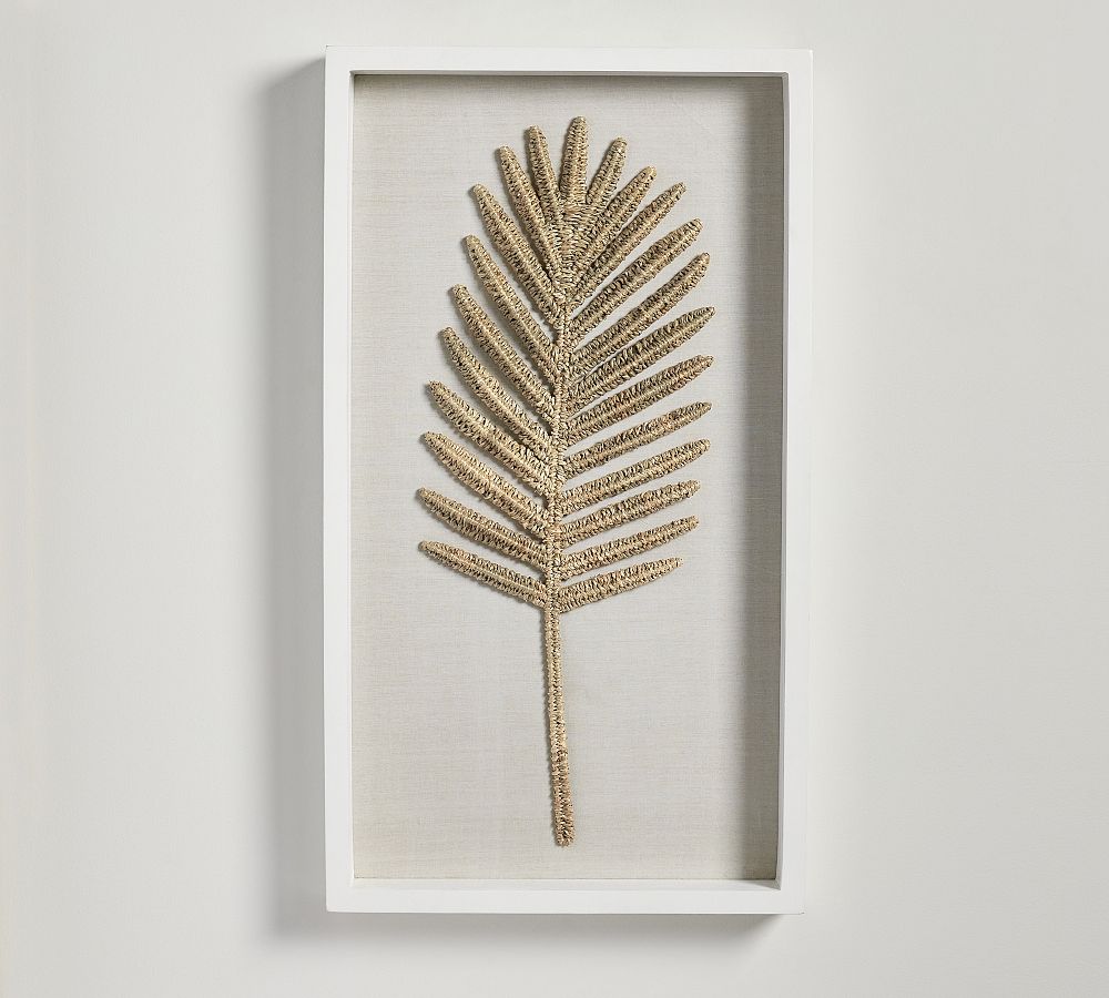 Woven Leaf Shadow Box | Pottery Barn