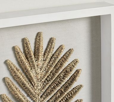 Woven Leaf Shadow Box | Pottery Barn
