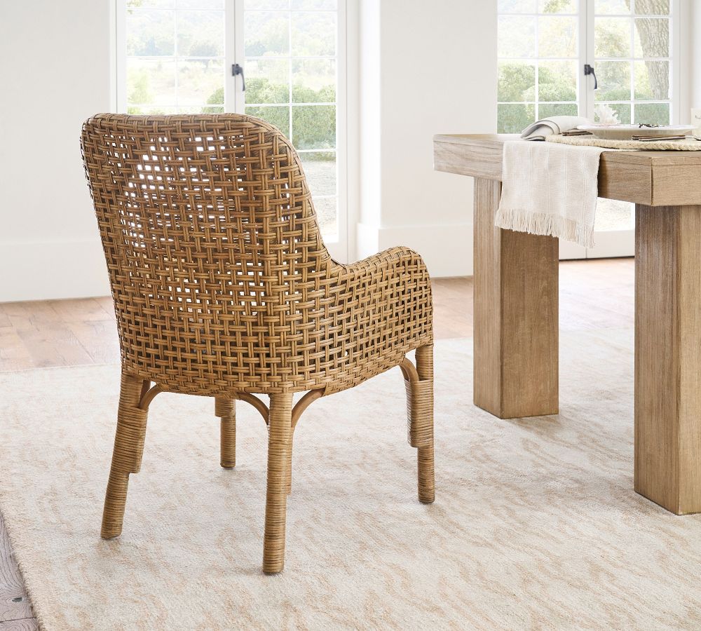 Mesa Rattan Dining Chair | Pottery Barn