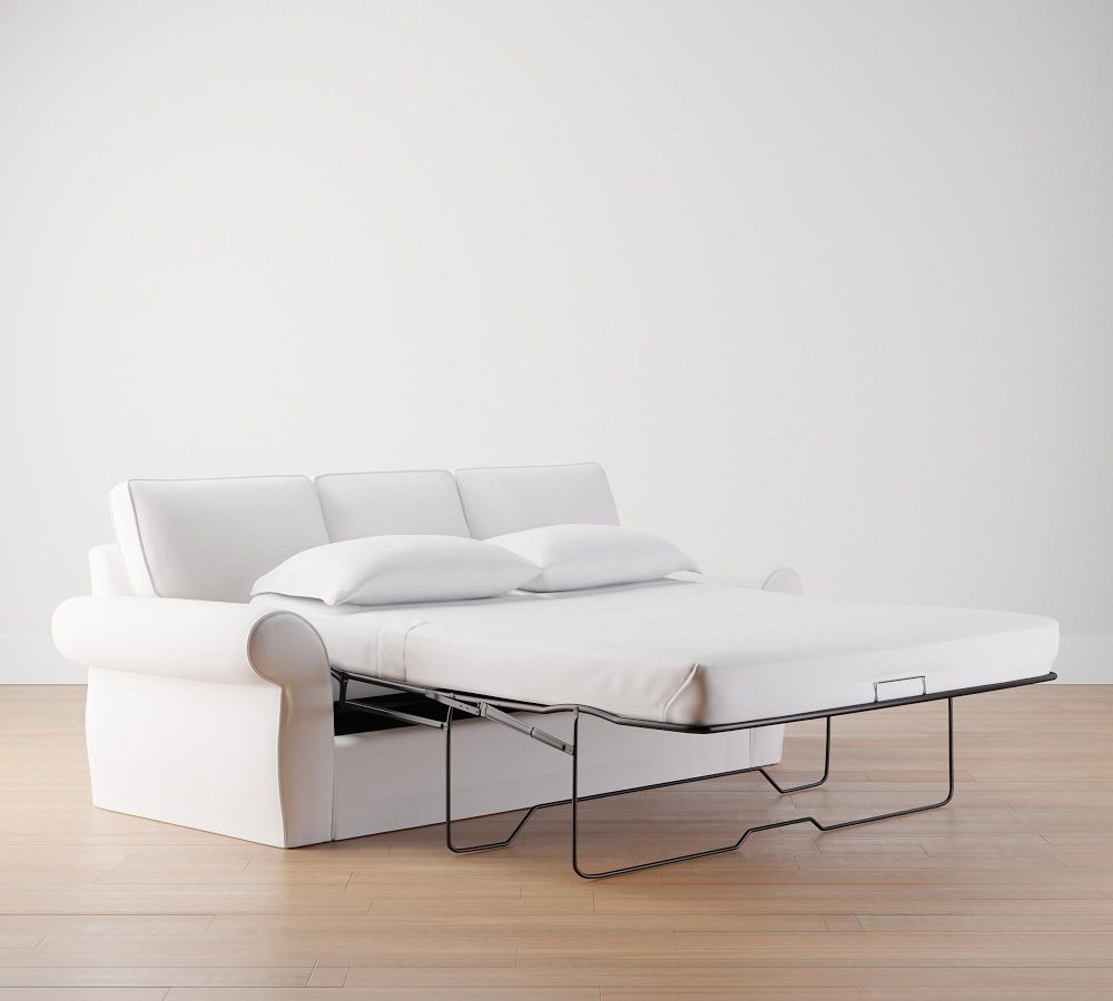 Pearce Roll Arm Slipcovered Sleeper Sofa Bed | Pottery Barn