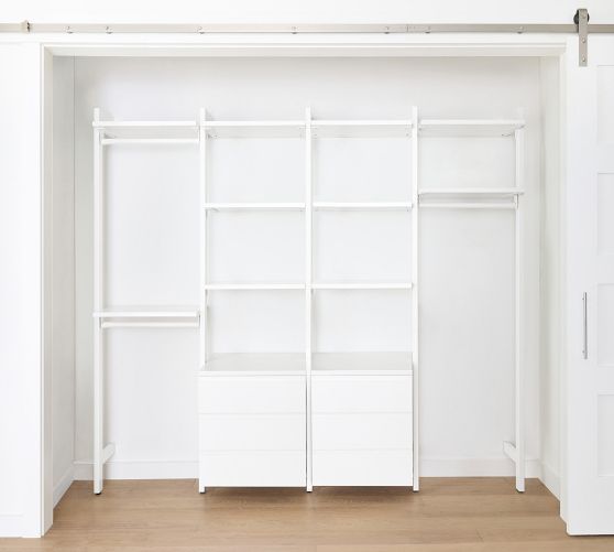 Essential Reach-In Closet by Hold Everything, 8' Hanging System with 3 ...