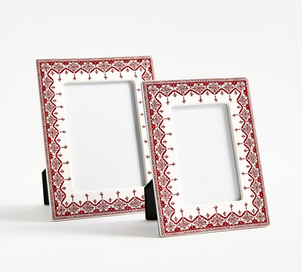 Tahoe Stoneware Frame | Pottery Barn