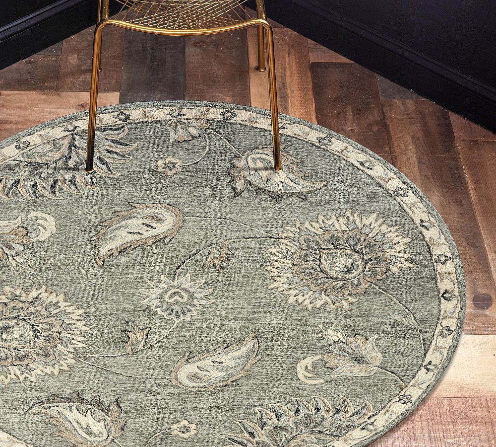Brynn Hand-Tufted Round Rug | Pottery Barn
