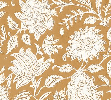 Floral Block Print Wallpaper | Pottery Barn