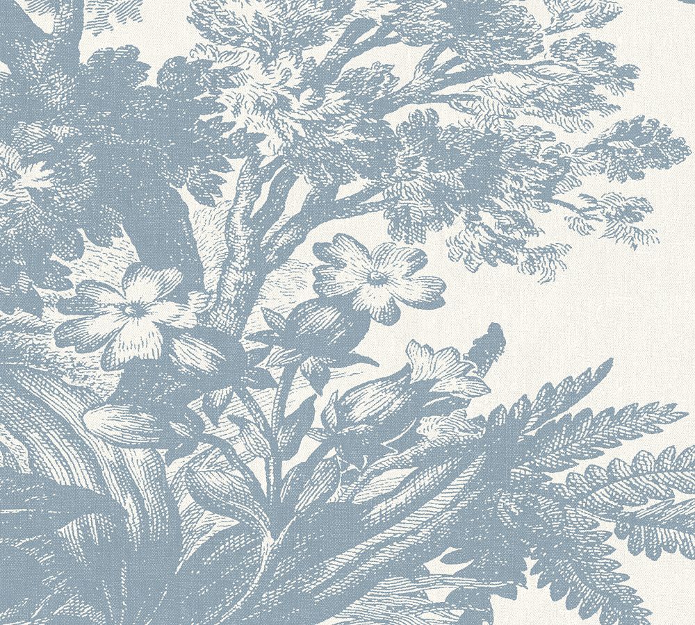 Matine Toile Wallpaper | Pottery Barn