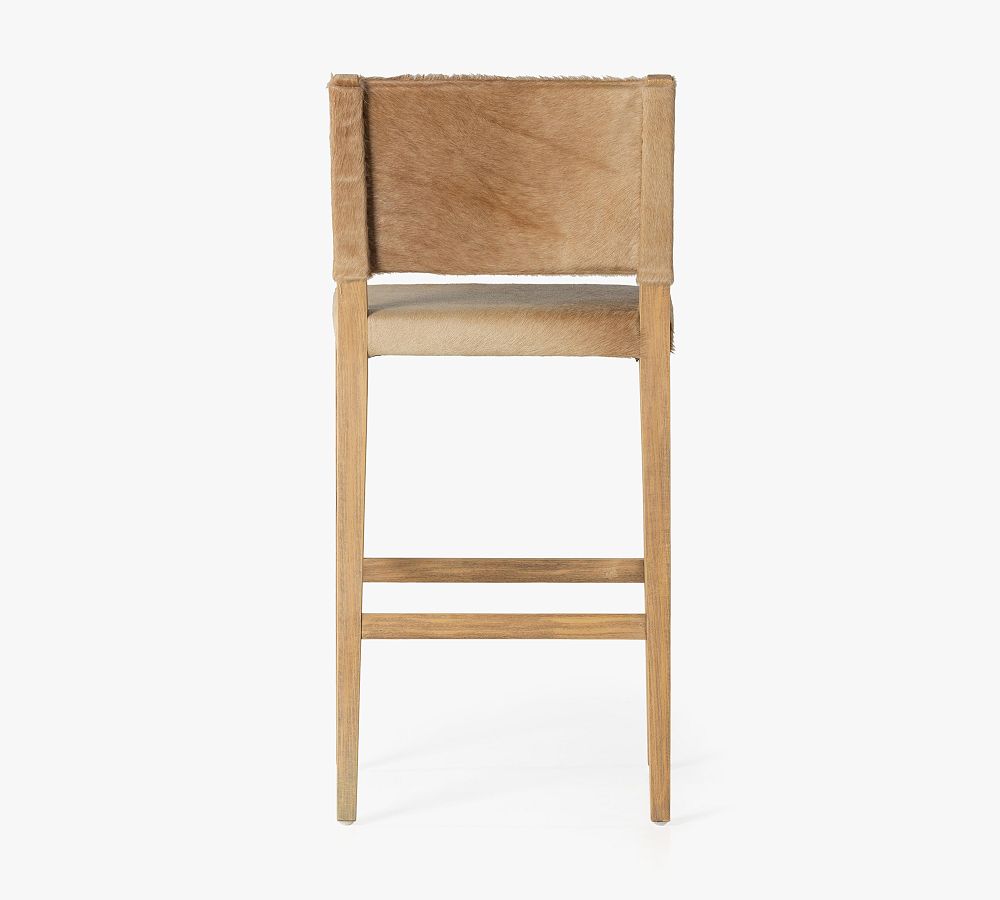 Perez Hair-On-Hide Bar & Counter Stool | Pottery Barn