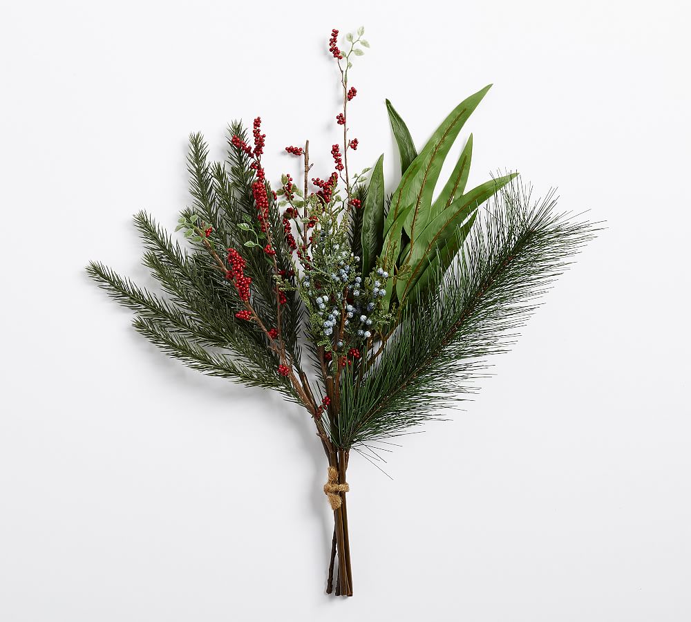Faux Juniper & Berry Bundle | Pottery Barn