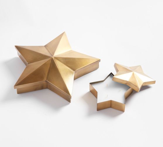 Five Point Star Scented Candle - Winter Spruce | Pottery Barn