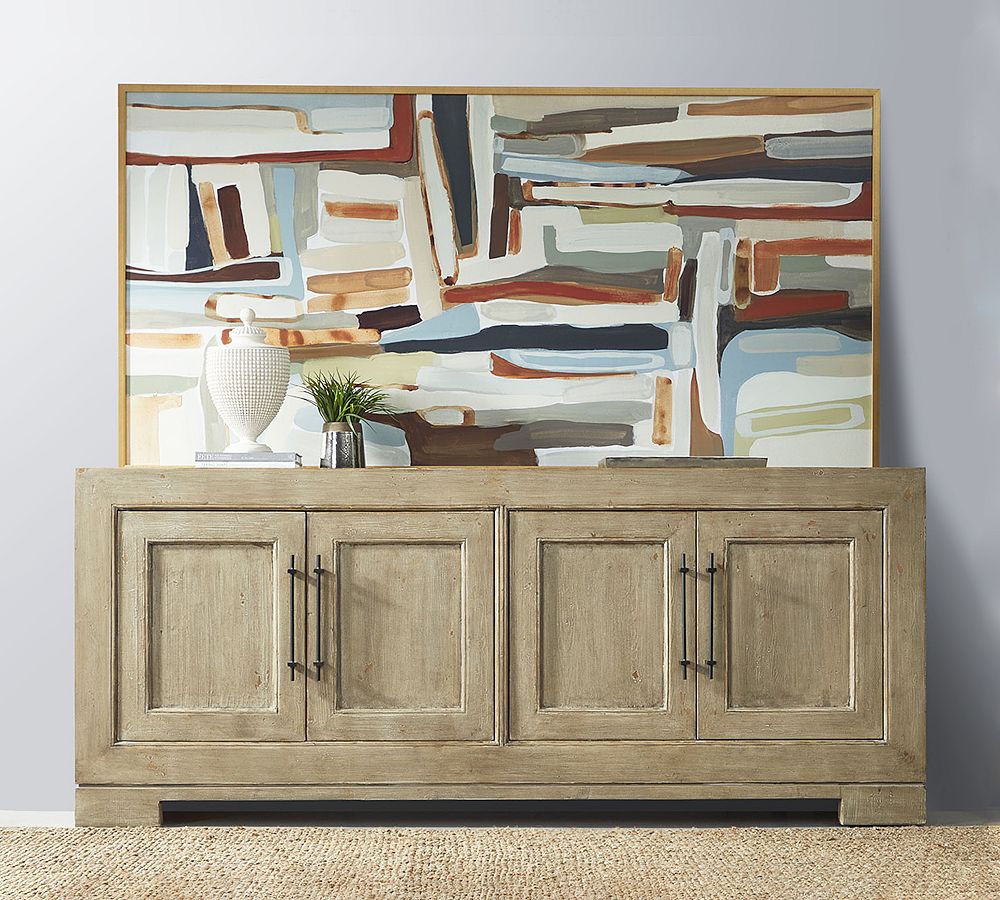 Mila Reclaimed Wood Media Console | Pottery Barn