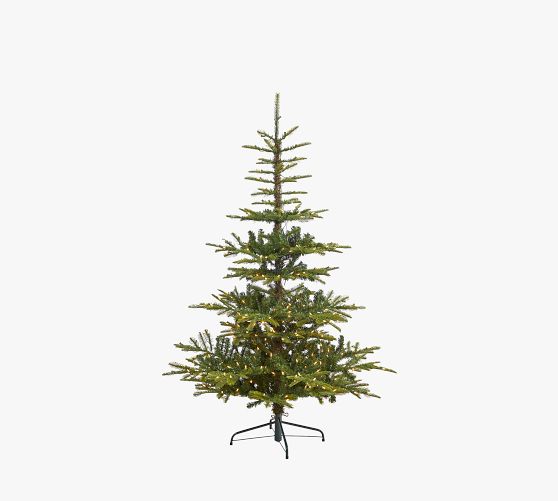 Pre-Lit Washington Spruce Faux Christmas Tree | Pottery Barn