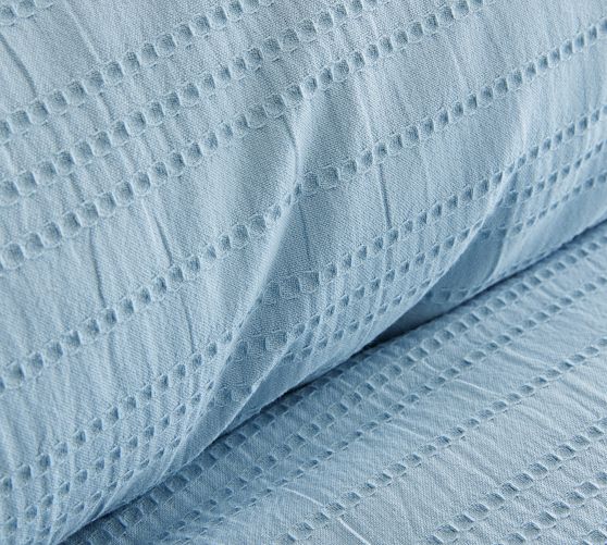 Noah Textured Duvet Cover | Pottery Barn