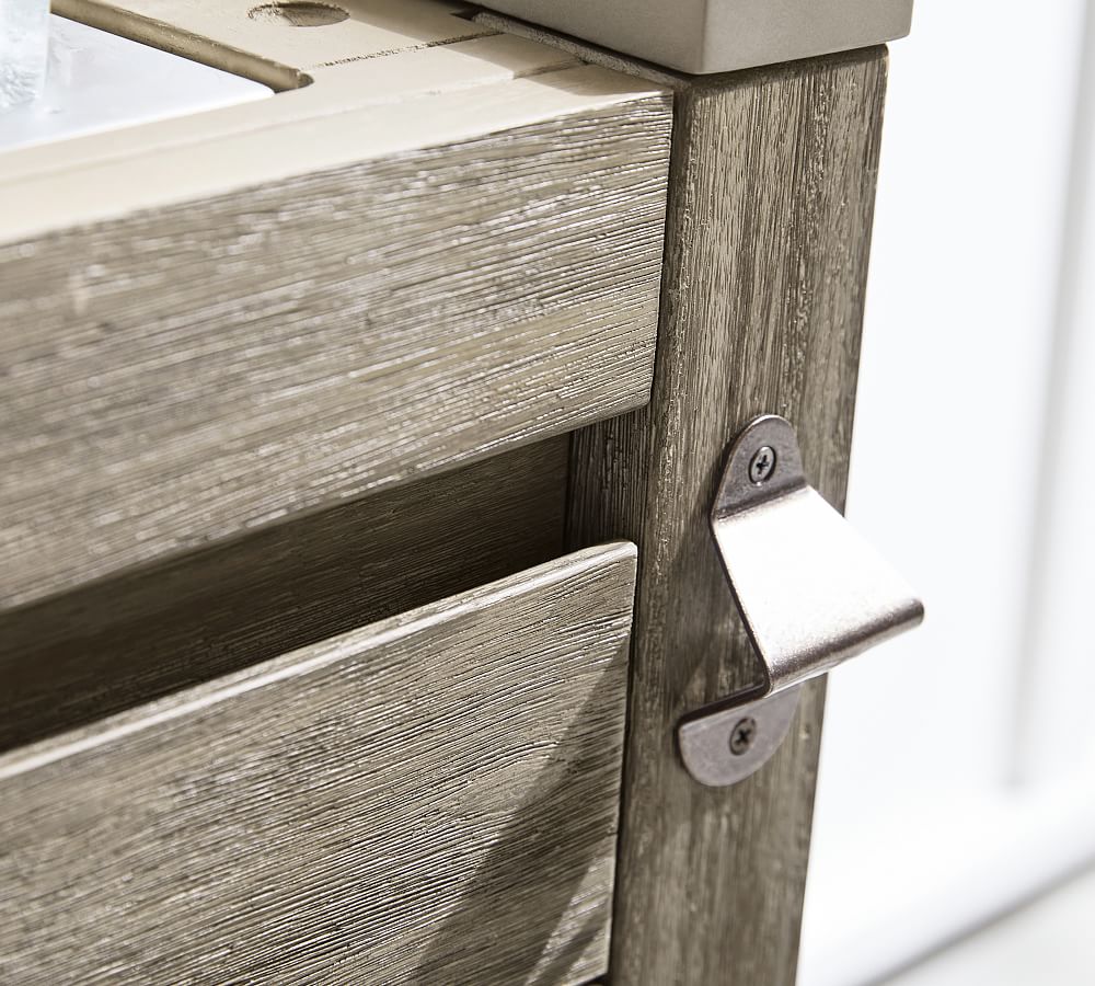Indio FSC® Eucalyptus Outdoor Kitchen Island | Pottery Barn