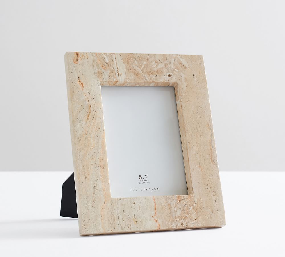 Travertine Stone Frames | Pottery Barn