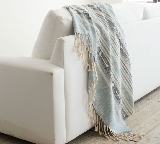 Roxy Yarn Dye Throw Blanket | Pottery Barn