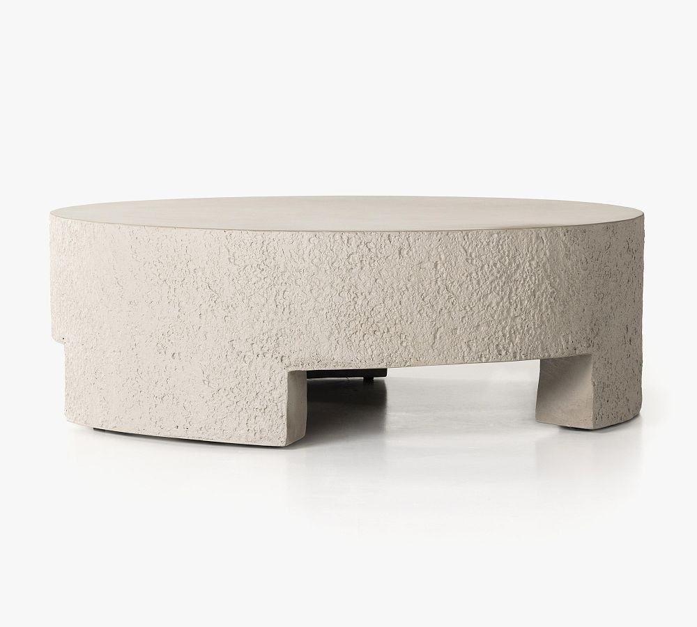 Bolinas Modern Round Coffee Table | Pottery Barn