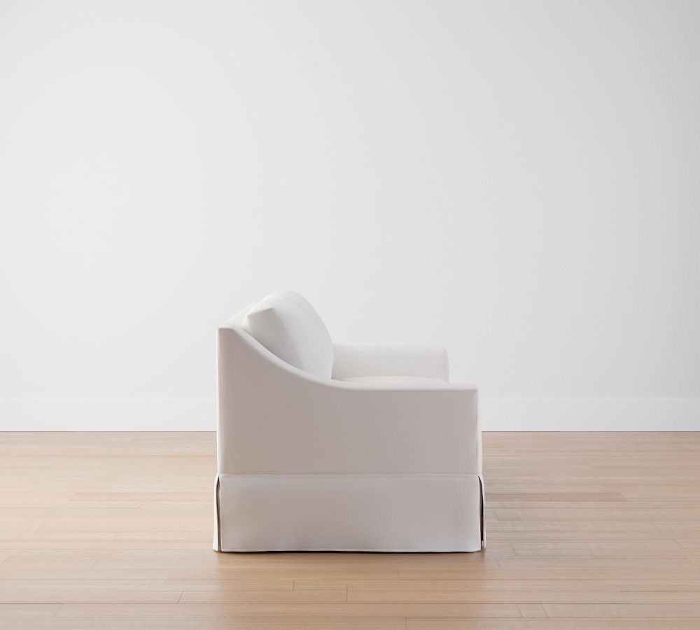 York Slope Arm Slipcovered Sleeper Sofa | Pottery Barn