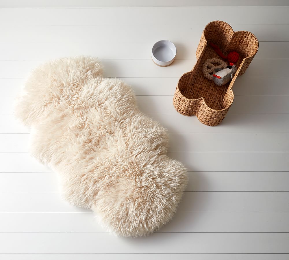 Faux Fur Pelt Bed | Pottery Barn