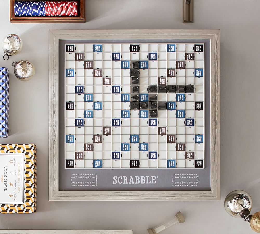 Wooden Scrabble Board Game - Luxury Edition | Pottery Barn