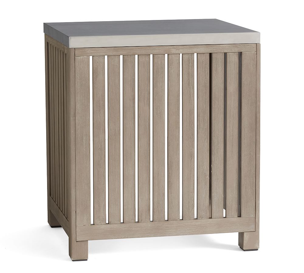 Abbott Outdoor Kitchen FSC® Acacia Convertable Refrigerator Cabinet ...