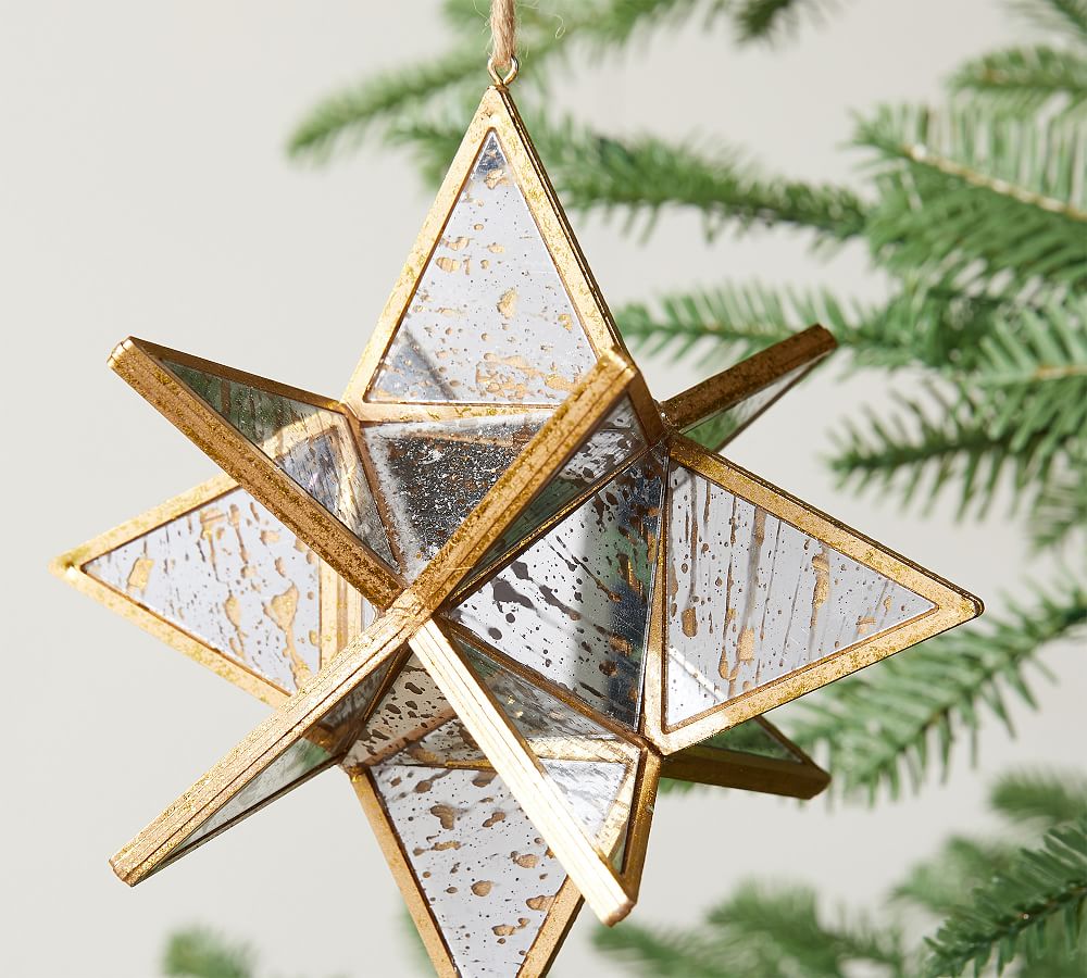 Handcrafted Mirrored Star Ornament | Pottery Barn