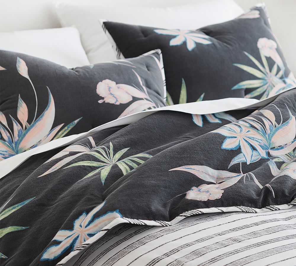Roxy Sun Washed Island Life Reversible Comforter & Shams | Pottery Barn