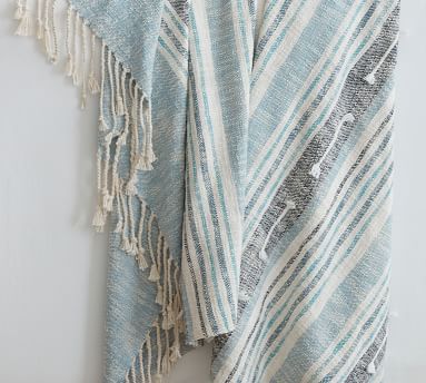 Roxy Yarn Dye Throw Blanket | Pottery Barn