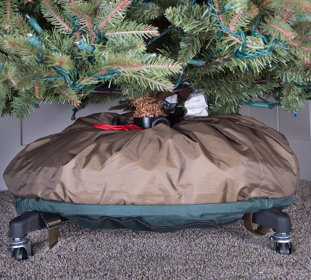 Upright Tree Storage Bag with Rolling Tree Stand | Pottery Barn