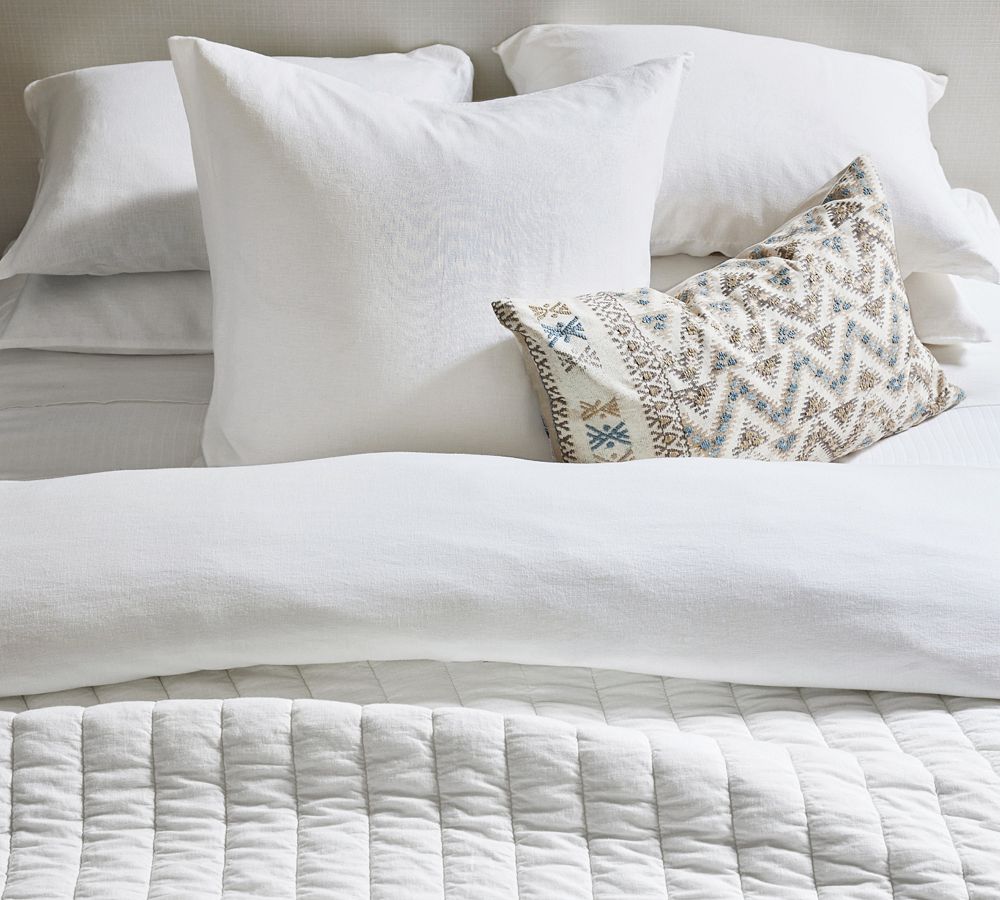 European Flax Linen/Cotton Sheet Set | Pottery Barn